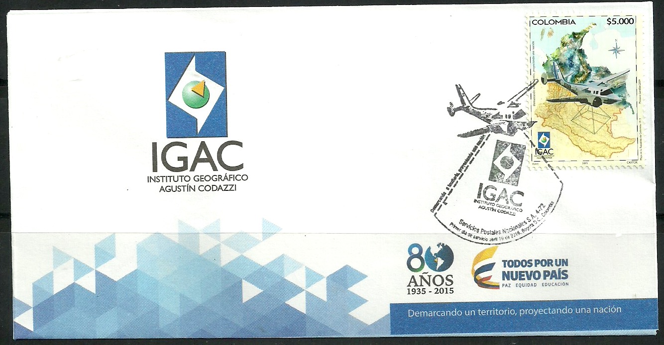 Emisión Postal: “Instituto Geográfico Agustín Codazzi IGAC” – AFITECOL ...